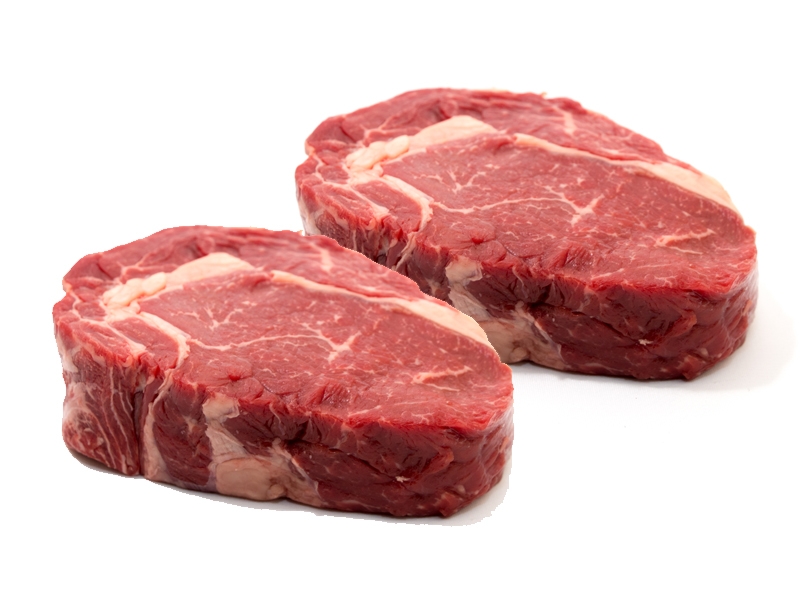 Grass Fed British Rib Eye Steaks x 2 - Mortons Fine Foods